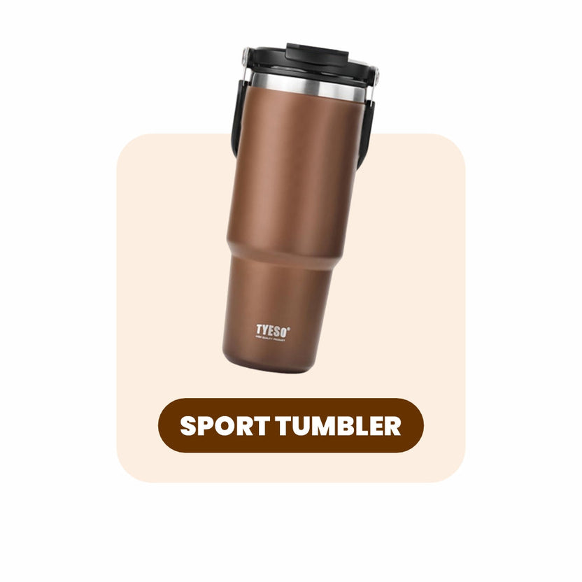 Tyeso Botol Minum Portable Shaker 500mL TS-8804 Vacuum Insulated ...
